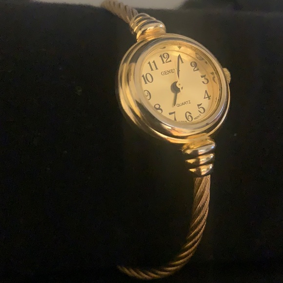 Accessories | Cable Wristlet Watch By Geneva | Poshmark
